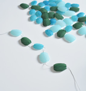 DIY Gemstone Garland | Centsational Style