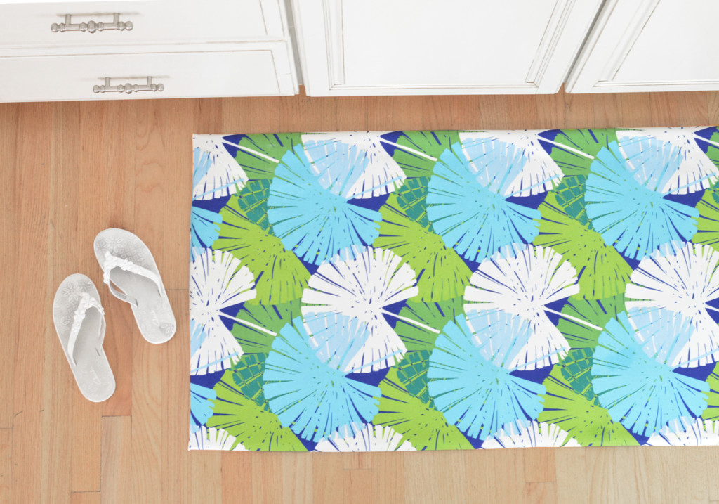 DIY Fabric Floor Mat | Centsational Style