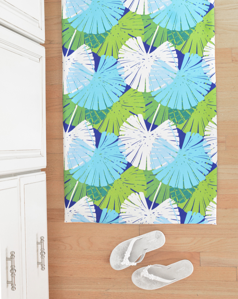 DIY Fabric Floor Mat | Centsational Style