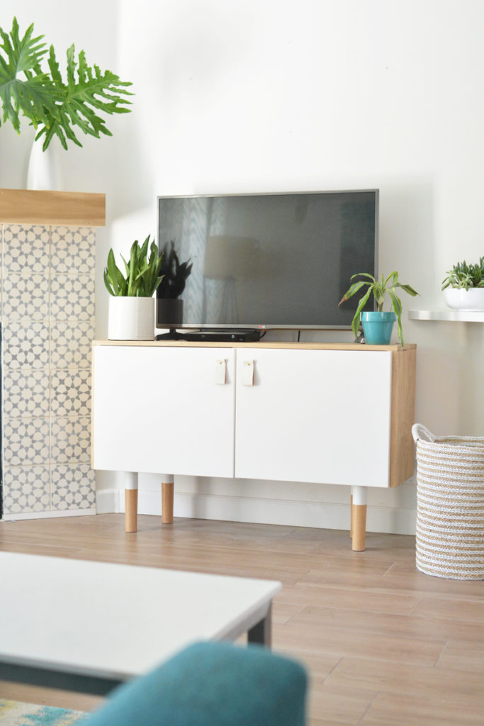 DIY Wood + White Console | Centsational Style