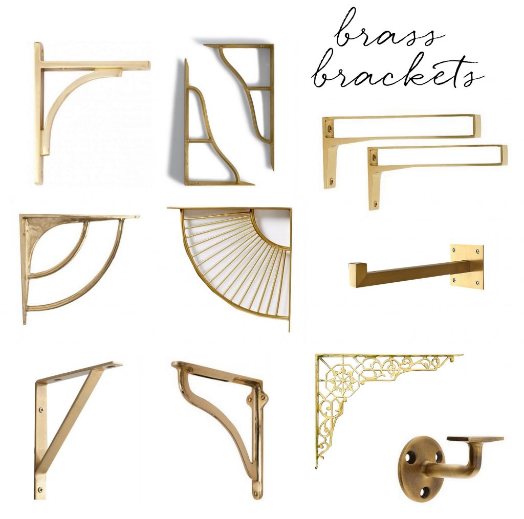 Brass Shelf Brackets | Centsational Style