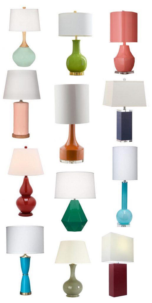 Colorful Table Lamps | Centsational Style
