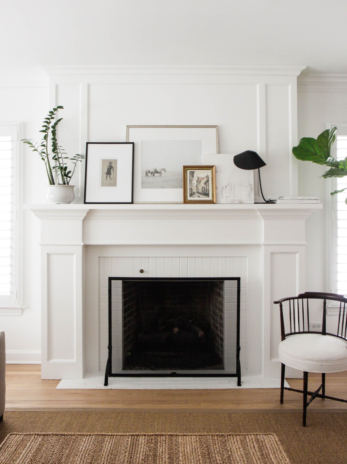 8 Ways to Style a Mantel with Art | Centsational Style