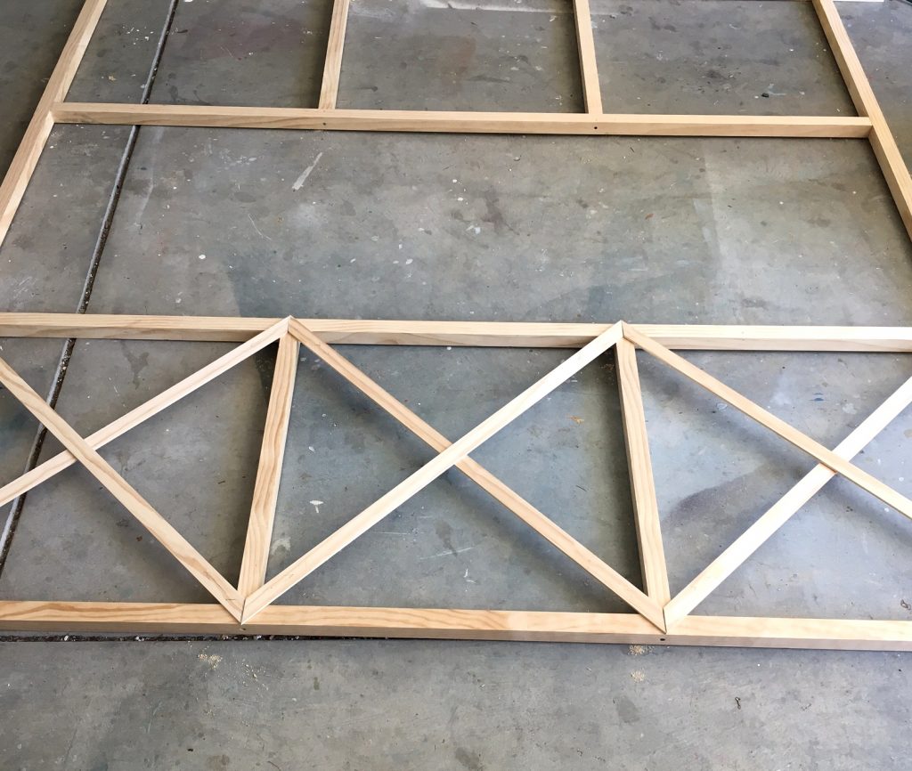 DIY Criss Cross Wall Trellis | Centsational Style