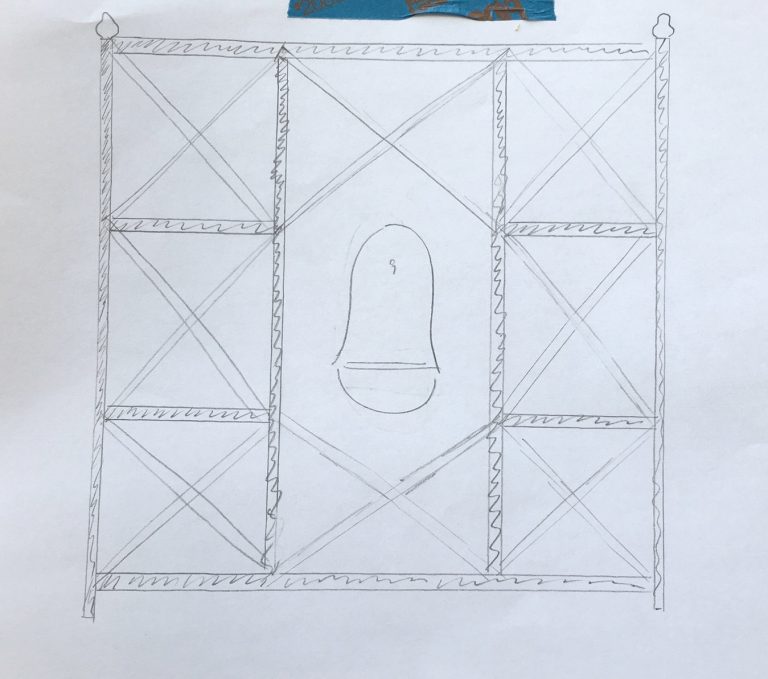 DIY Criss Cross Wall Trellis | Centsational Style