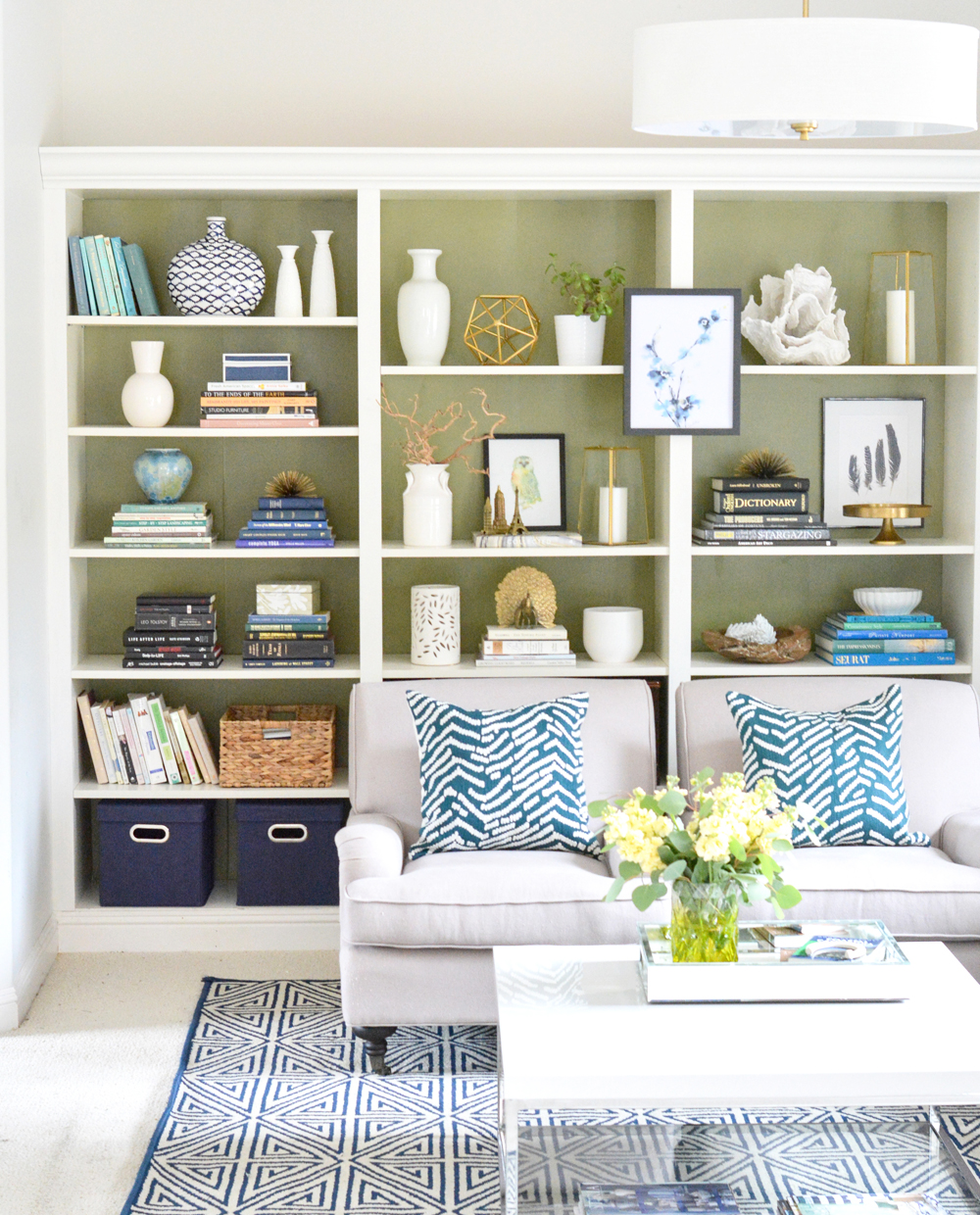 Styling Bookshelves Revisited | Centsational Style