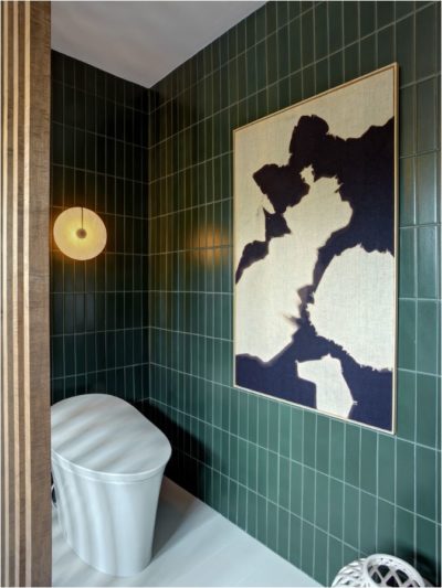 Bold Colorful Bathroom Tile | Centsational Style