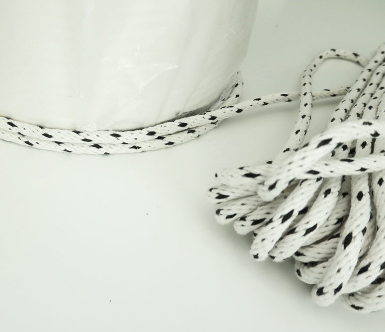 DIY: Stitched Cotton Cord Containers | Centsational Style