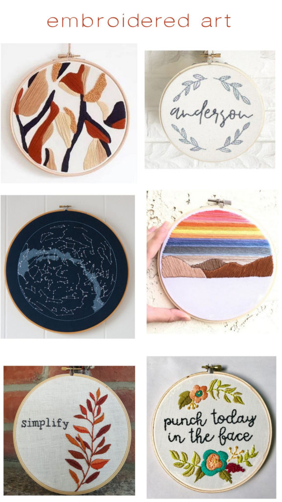 Embroidered Art | Centsational Style