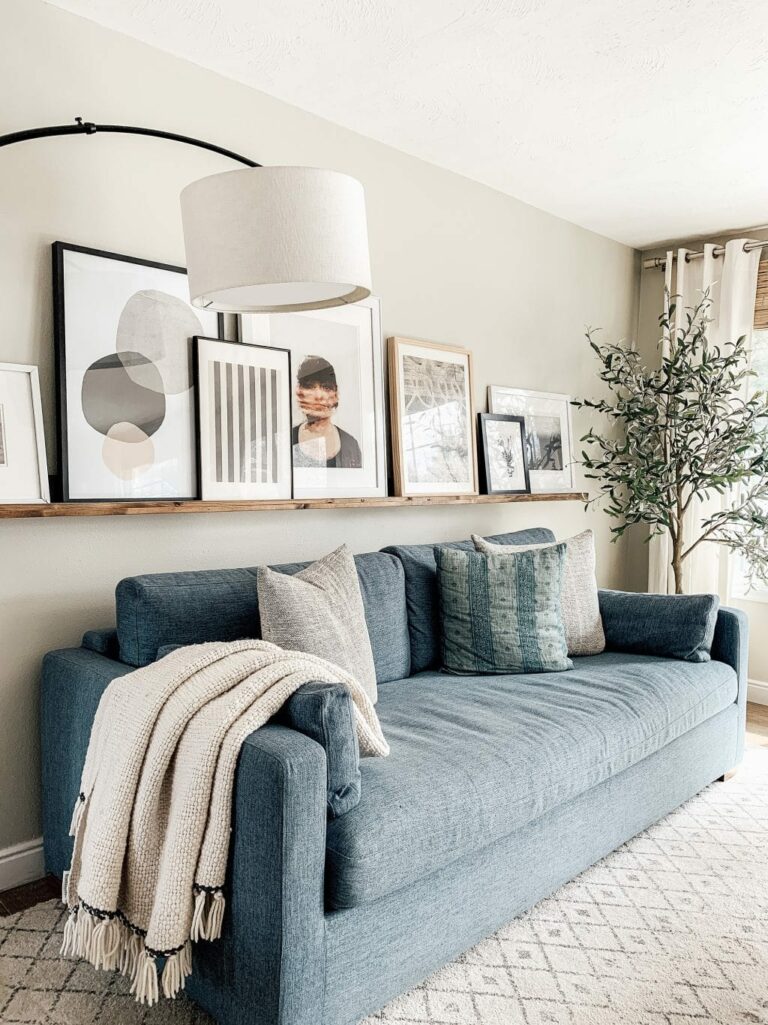 Modern Looks for Art Ledges | Centsational Style