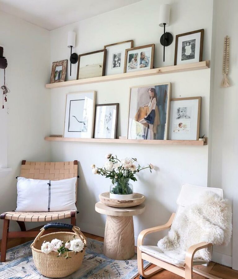 Modern Looks for Art Ledges | Centsational Style