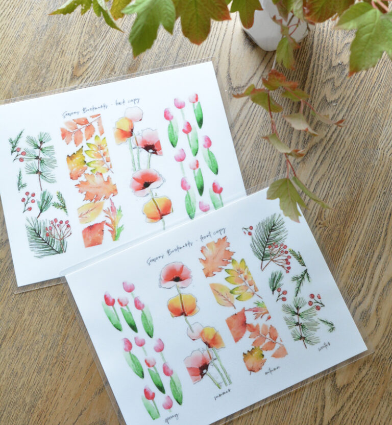 Free Printable: Four Seasons Bookmarks | Centsational Style