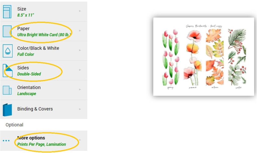 Free Printable: Four Seasons Bookmarks | Centsational Style