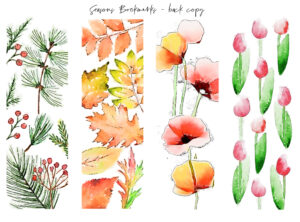 Free Printable: Four Seasons Bookmarks | Centsational Style