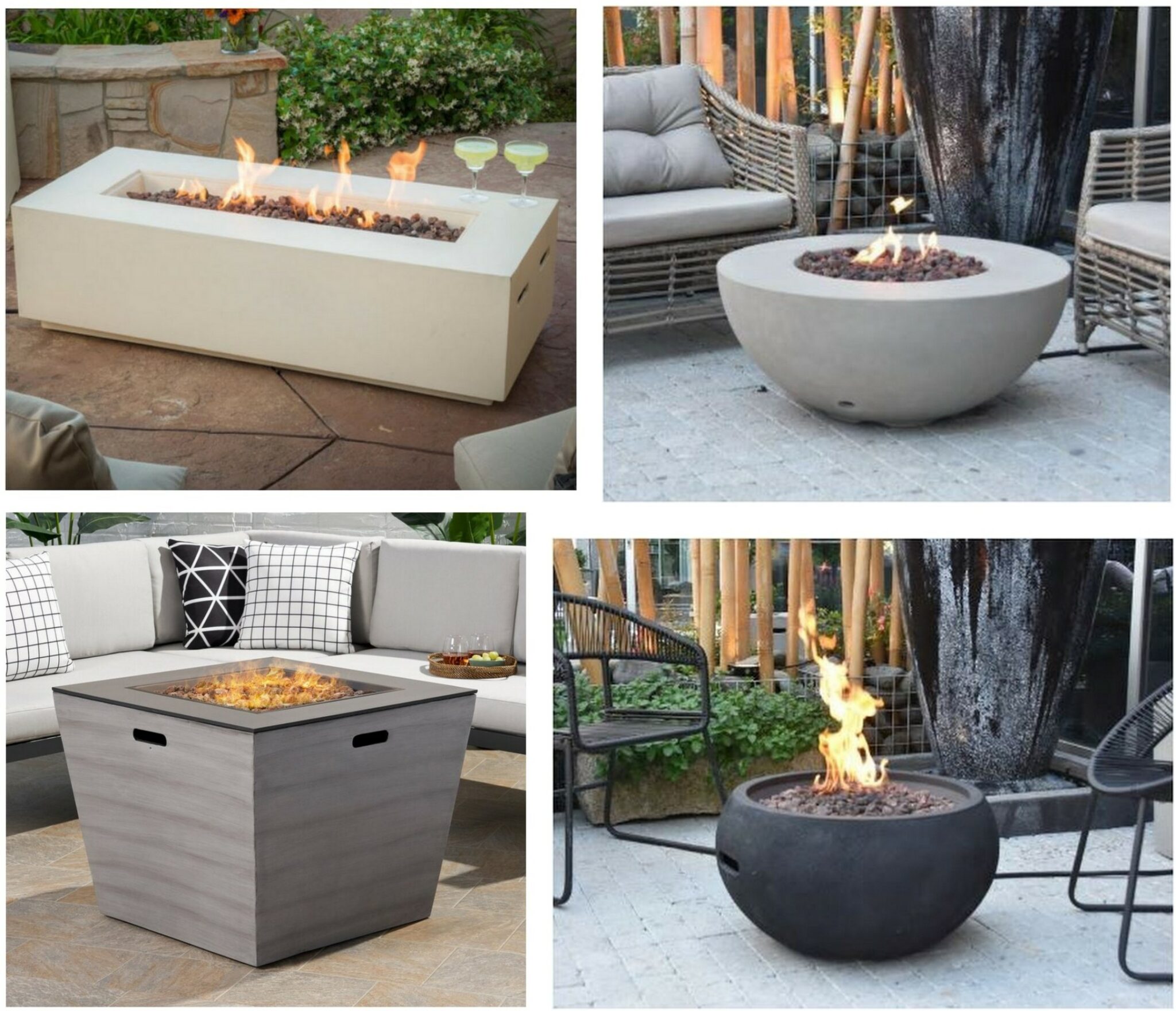Modern Gas Fire Pits | Centsational Style