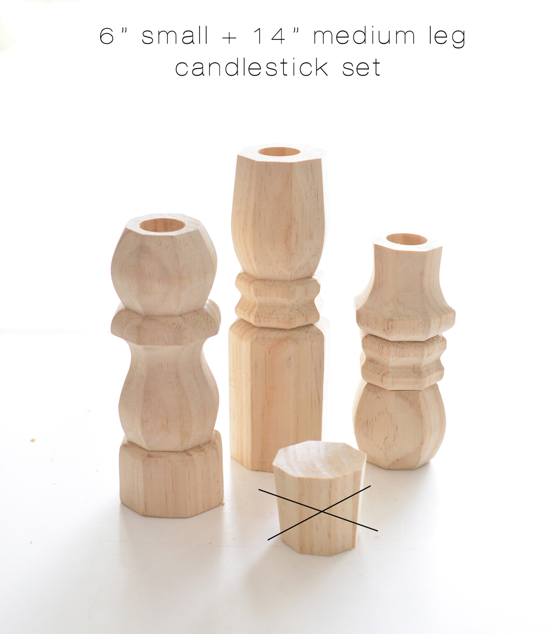 DIY: Table Leg Taper Candlesticks | Centsational Style