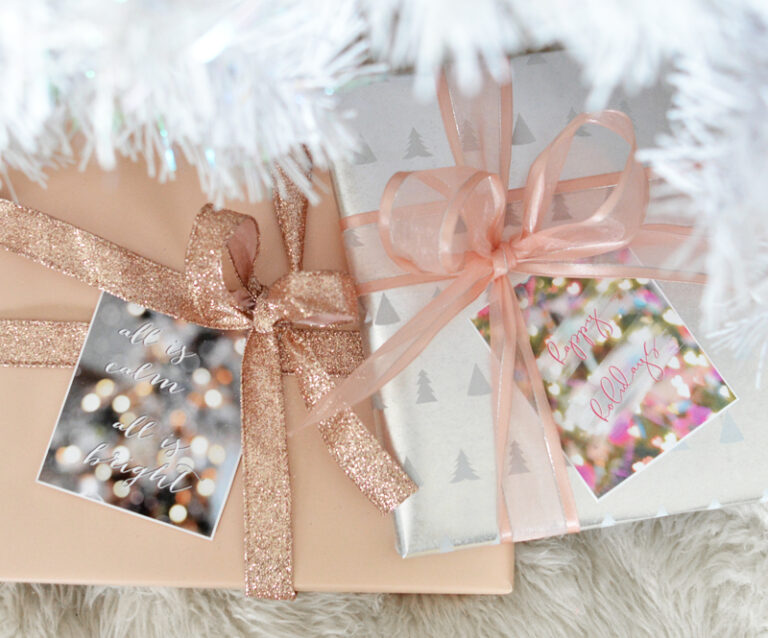 Printable Bokeh Gift Tags | Centsational Style