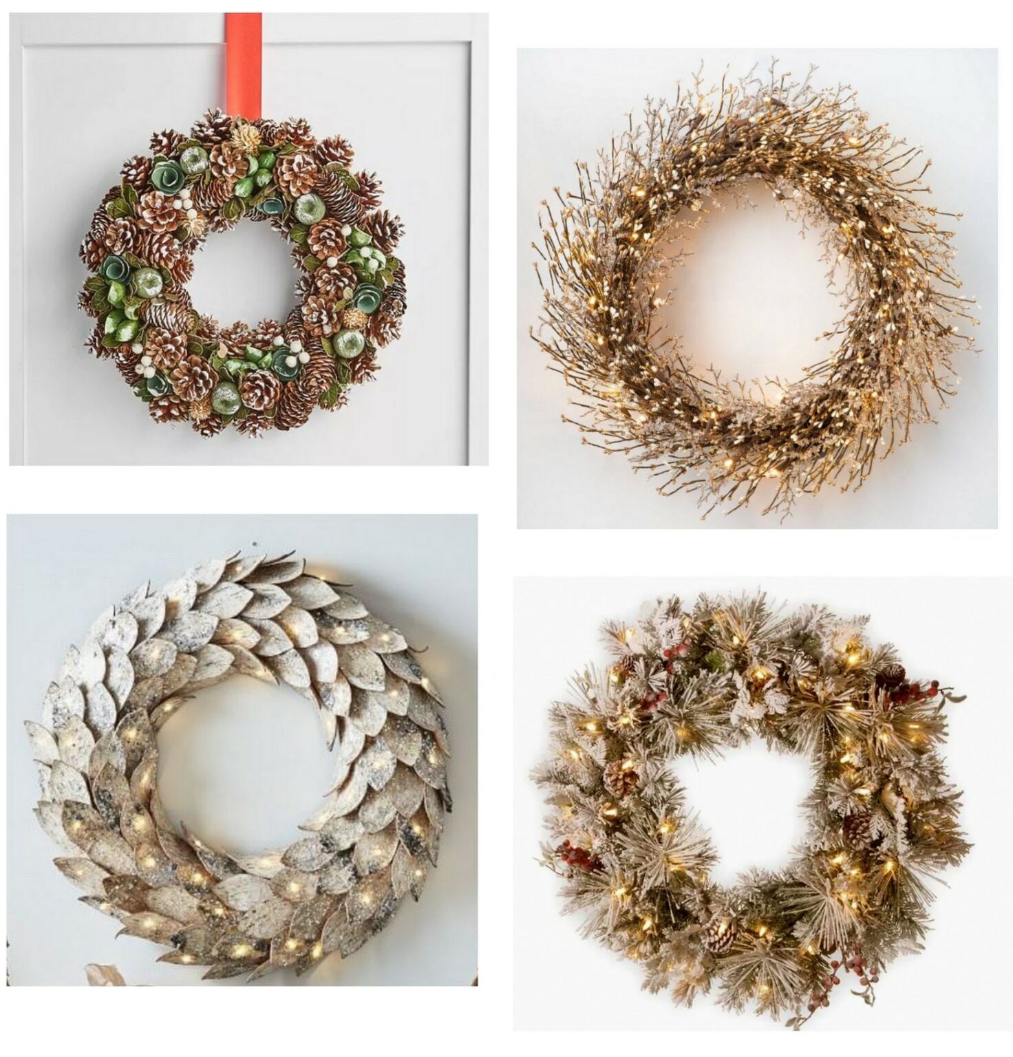 Unique + Festive Holiday Wreaths | Centsational Style