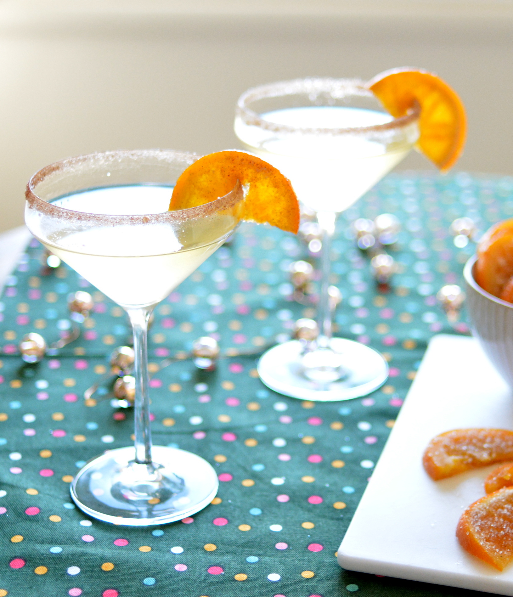 Spiced Candied Oranges + Cocktails | Centsational Style