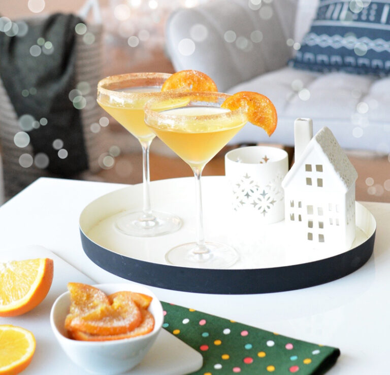 Spiced Candied Oranges + Cocktails | Centsational Style