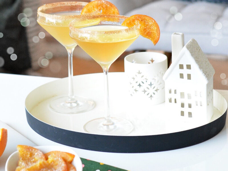 Spiced Candied Oranges + Cocktails | Centsational Style