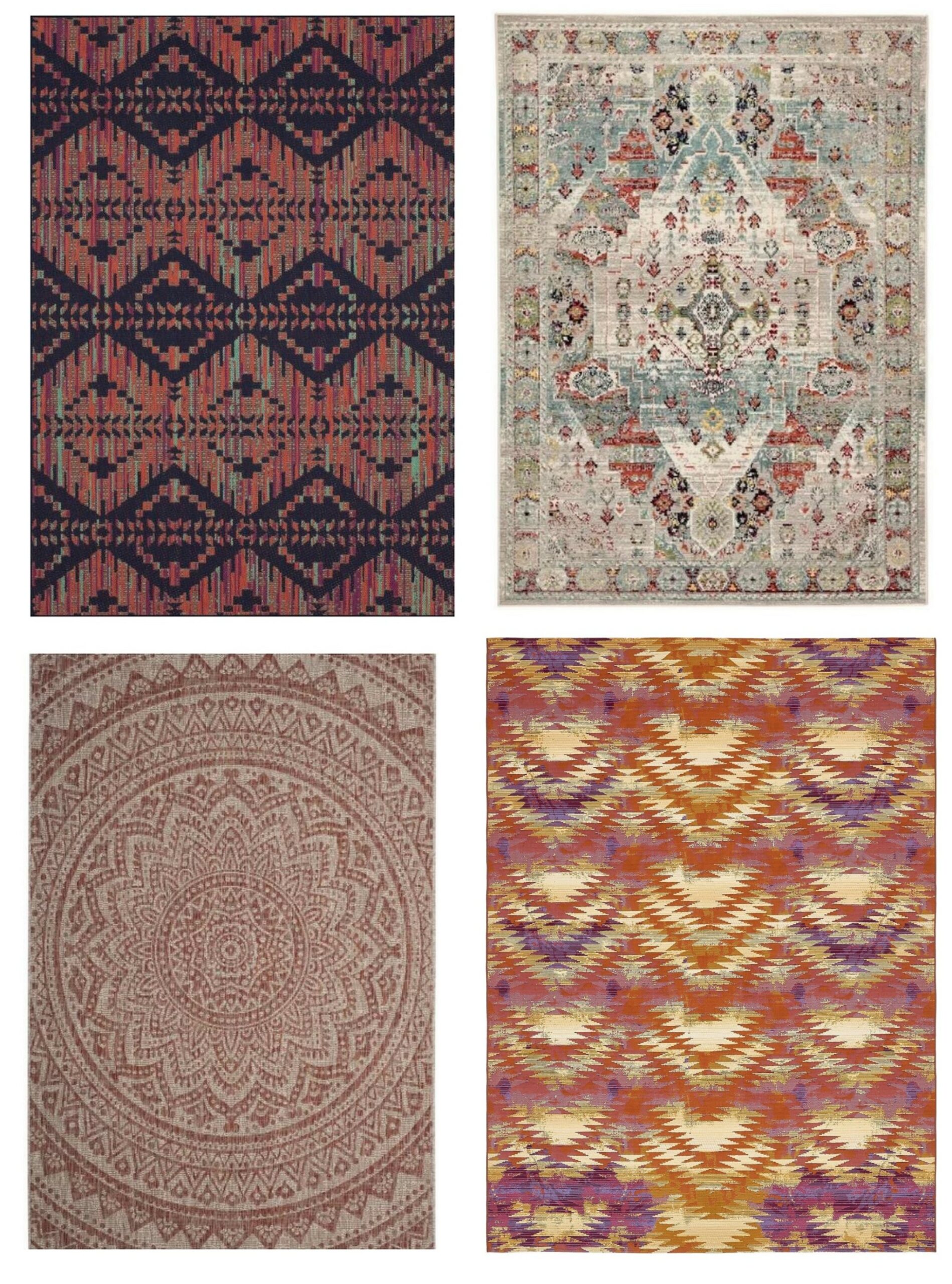 Patterned Outdoor Rugs for Spring | Centsational Style