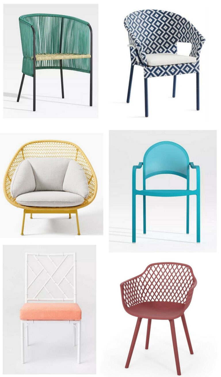 Splash of Color: Patio Chairs | Centsational Style