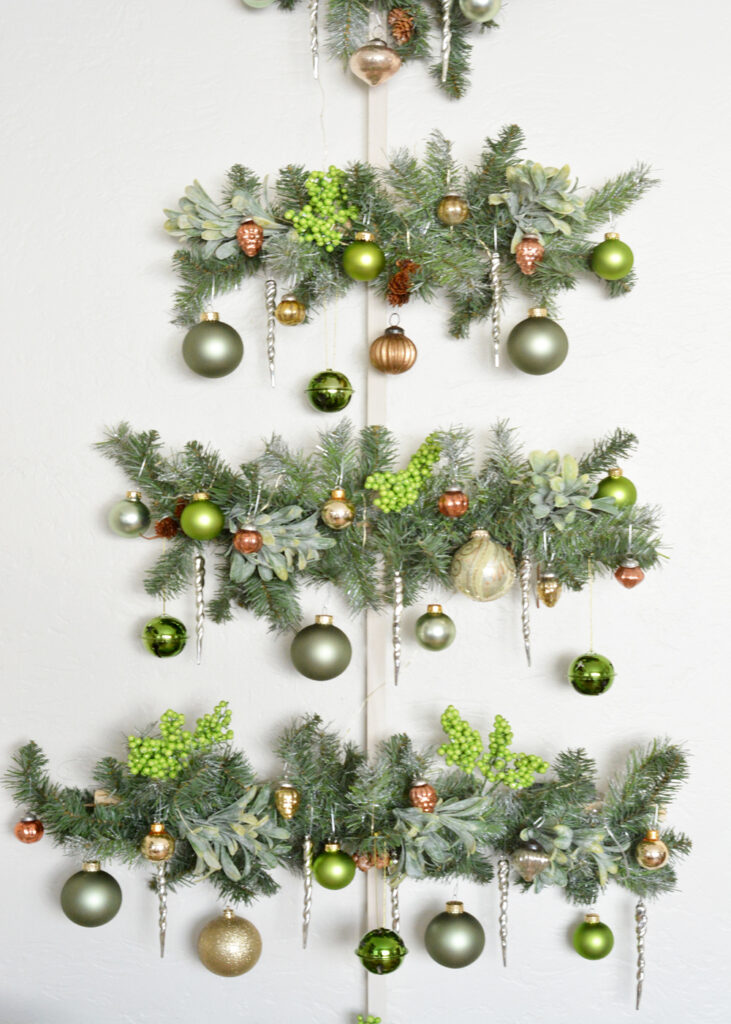 DIY Wall Christmas Tree | Centsational Style