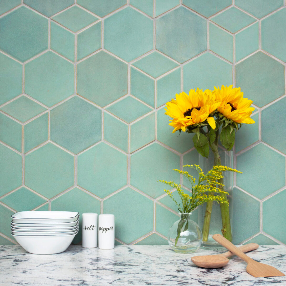 Creative Geometric Tile Installations | Centsational Style