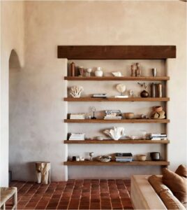 Wood Trimmed Wall Niches | Centsational Style