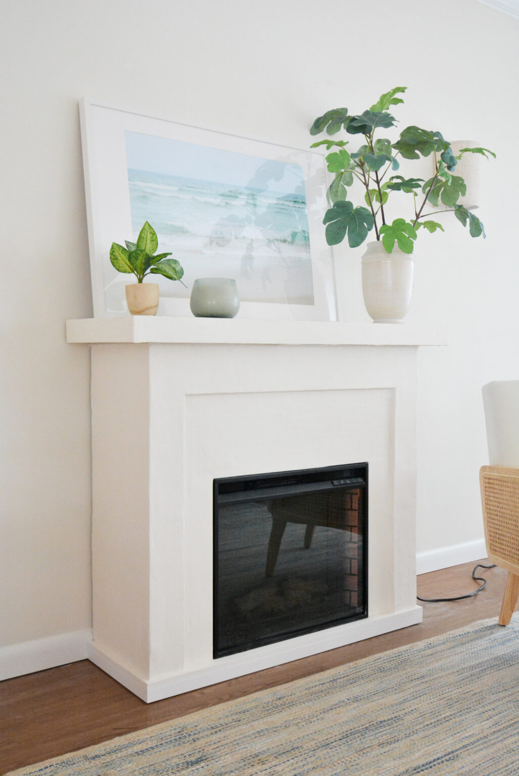 DIY Electric Fireplace Makeover | Centsational Style