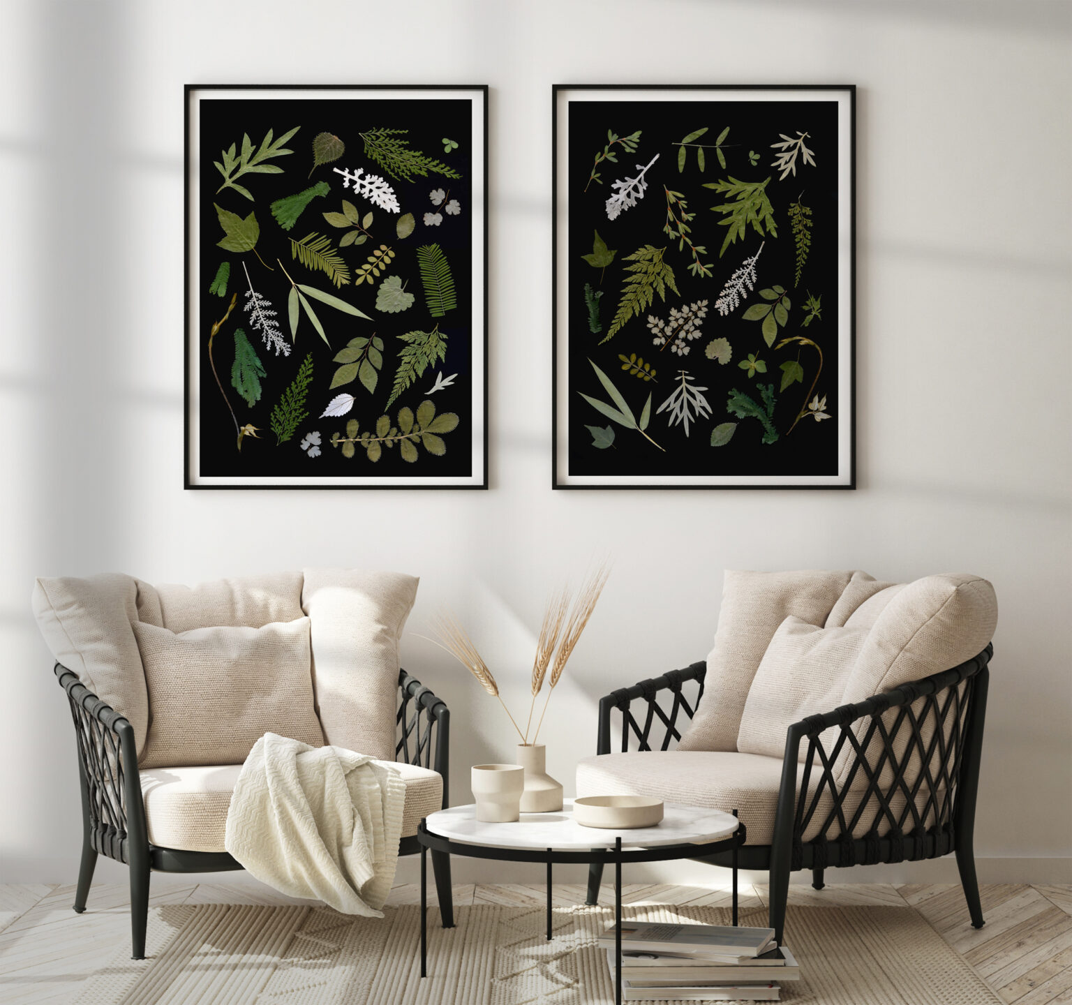 DIY: Pressed Leaf Botanical Art | Centsational Style