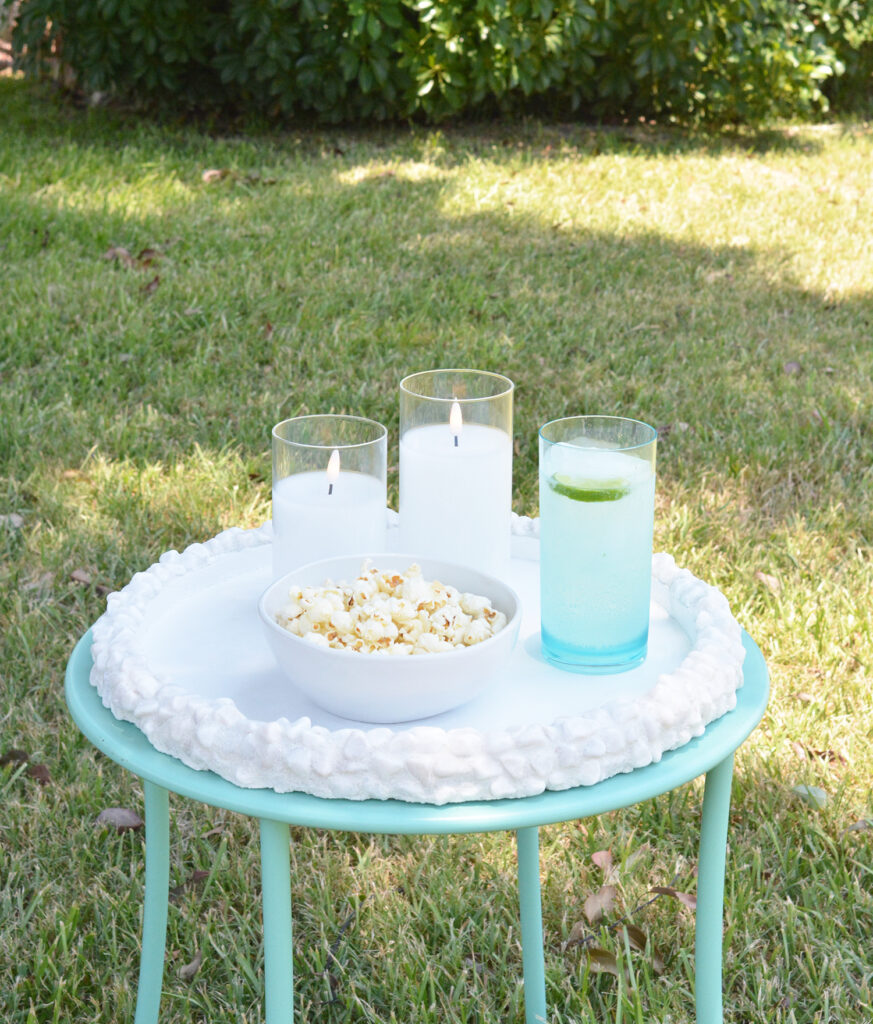 DIY White Stone Tray | Centsational Style