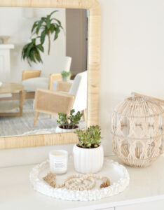 DIY White Stone Tray | Centsational Style