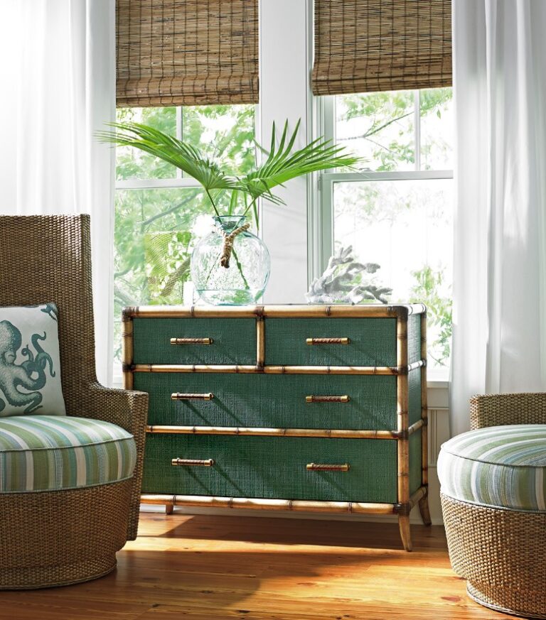 Elegant Ways to Decorate with Bamboo Furniture | Centsational Style