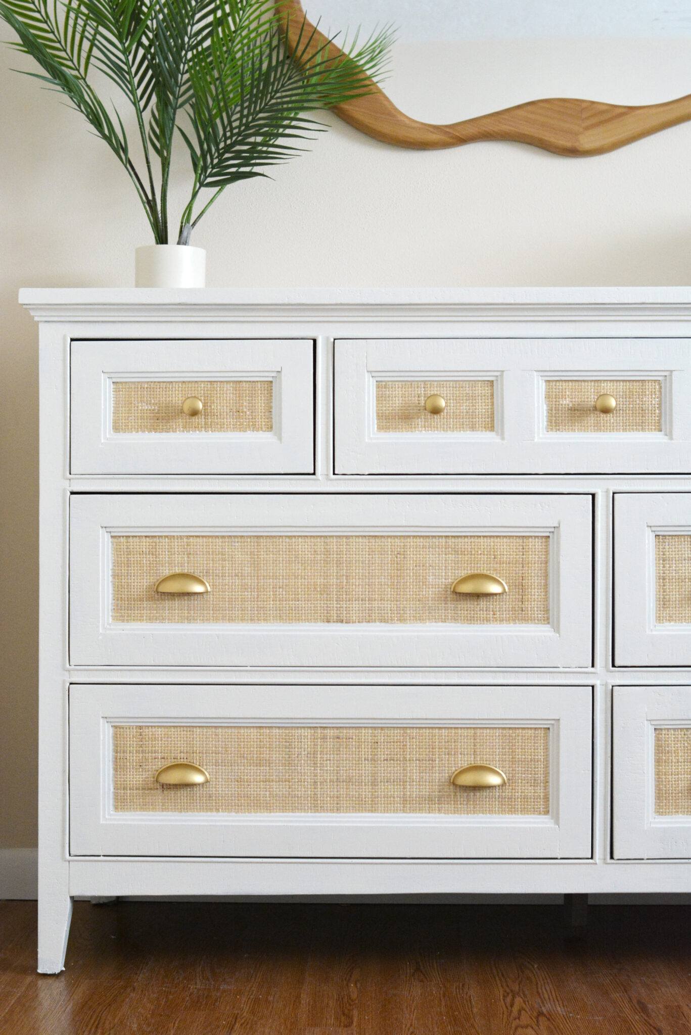 DIY Rattan Dresser Makeover | Centsational Style