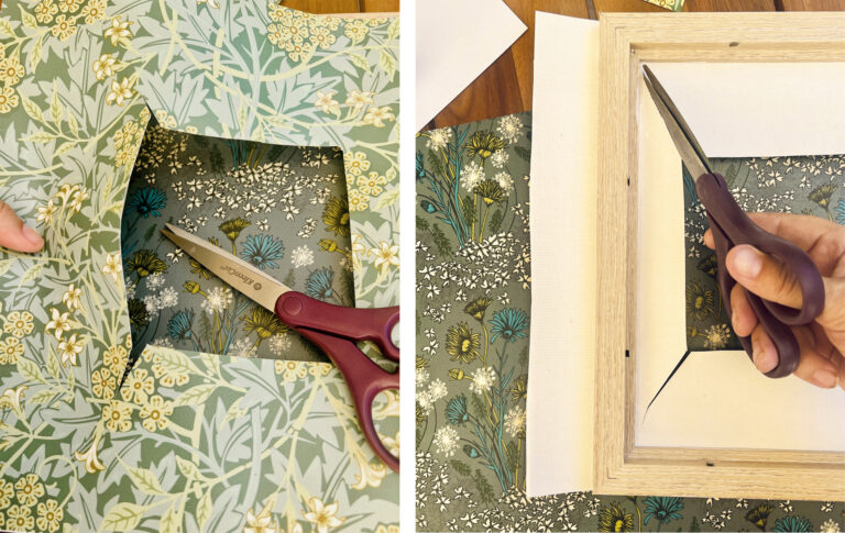 DIY Botanical Wallpaper Picture Frames | Centsational Style